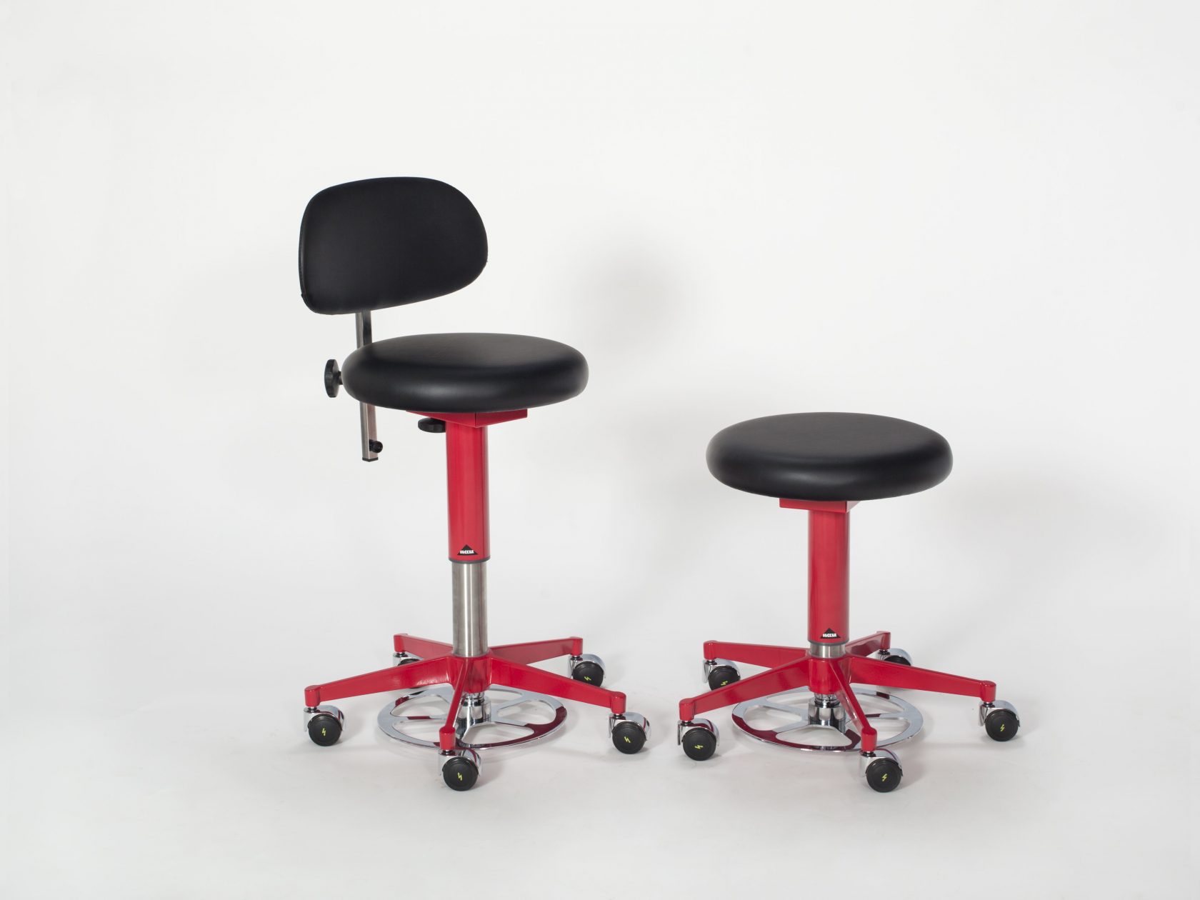 Swivel stools, mobile swivel seats and chairs for OR - Becker